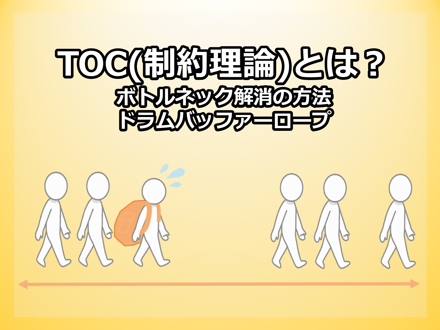 TOC(制約理論)とは？ボトルネック解消の方法 | ドラムバッファーロープ | KnowledgeMakers